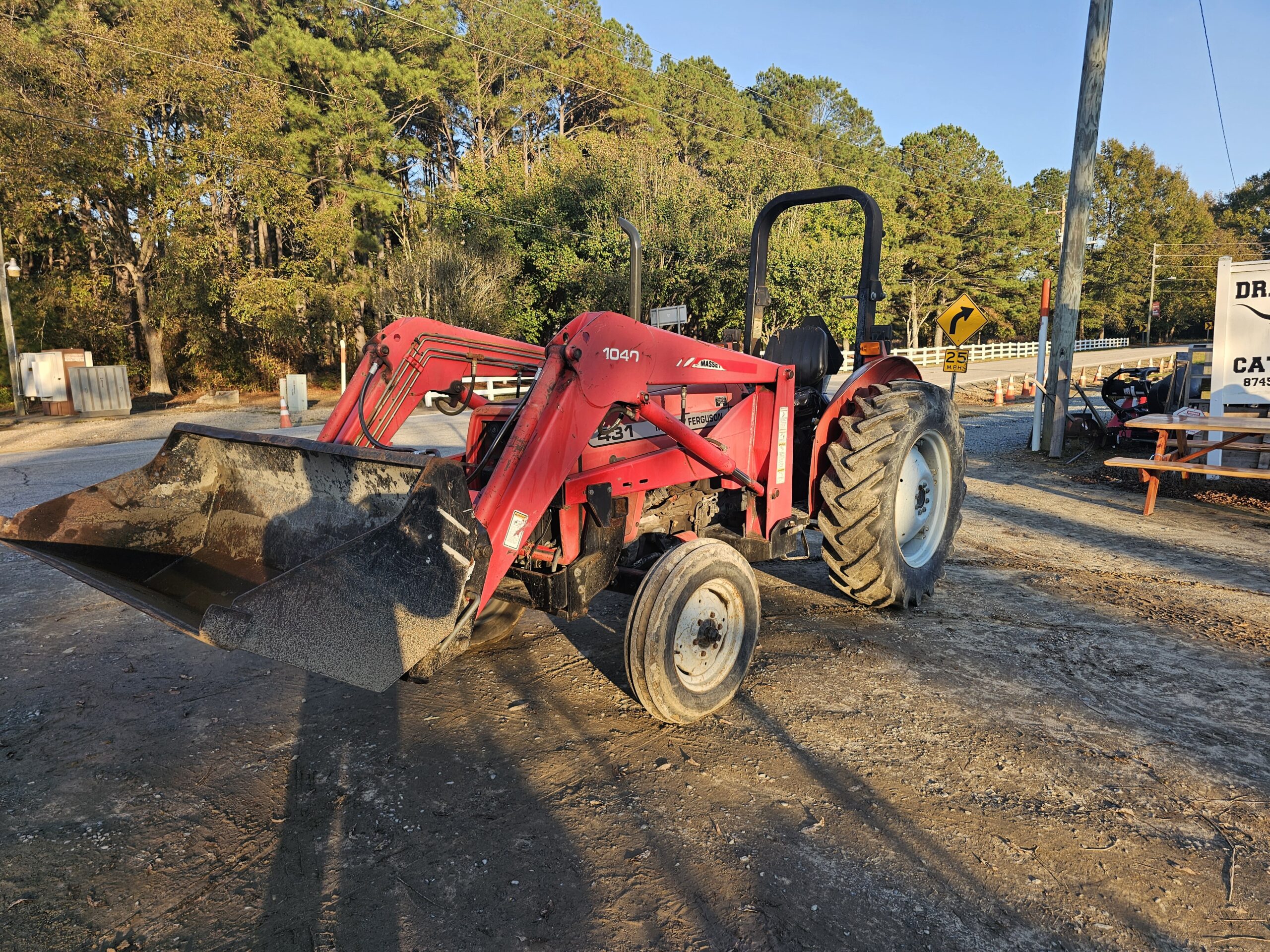 Massey Ferguson 431 loader tractor | Draughon Cattle Company : Draughon ...